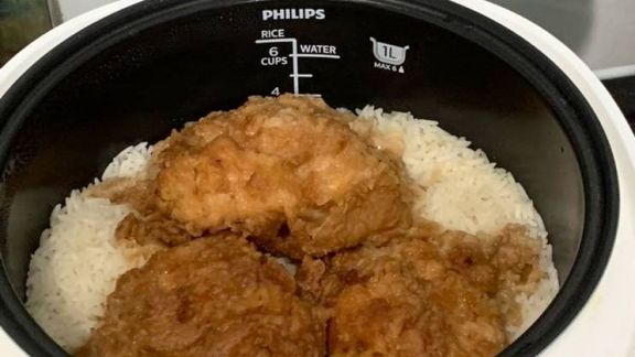Nikmat Banget! Resep Nasi Ayam KFC Rice Cooker yang Mudah Dibuat, Gak Nyangka Caranya Praktis Abis
