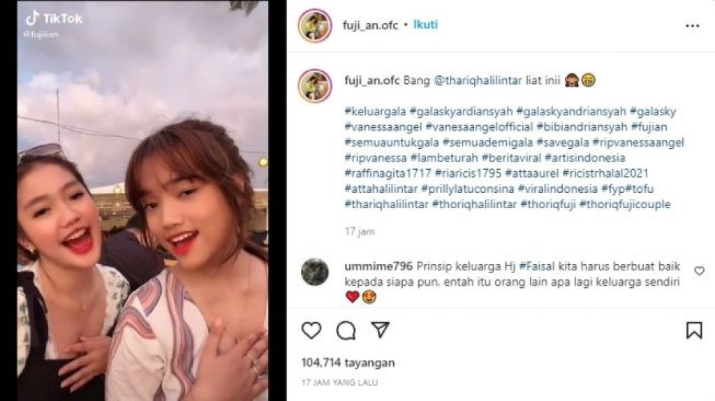 Fuji Pamer Foto Pakai Baju Terbuka Netizen Sentil Soal Restu Gen | My ... Fuji Pamer Foto Pakai Baju Terbuka Netizen Sentil Soal Restu Gen | My ...