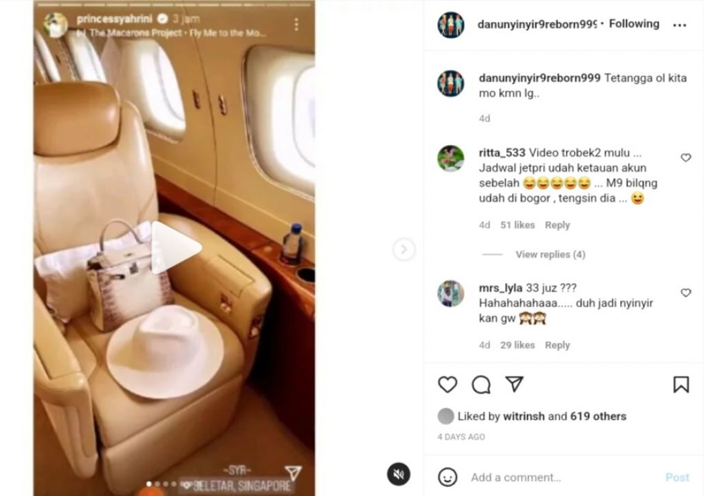 Syahrini Disentil Halu Gegara Unggah Video Naik Jet Pribadi ke Indonesia, Incess Diduga Sudah ...
