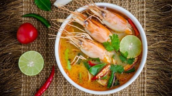 Resep Tom Yam Goong, Sup Asal Thailand yang Punya Cita Rasa Khas