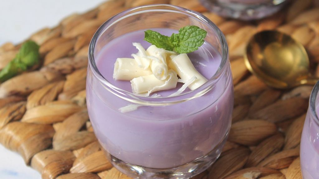 Resep Puding Taro, Lembut, Manis, Cocok untuk Pengganjal Lapar
