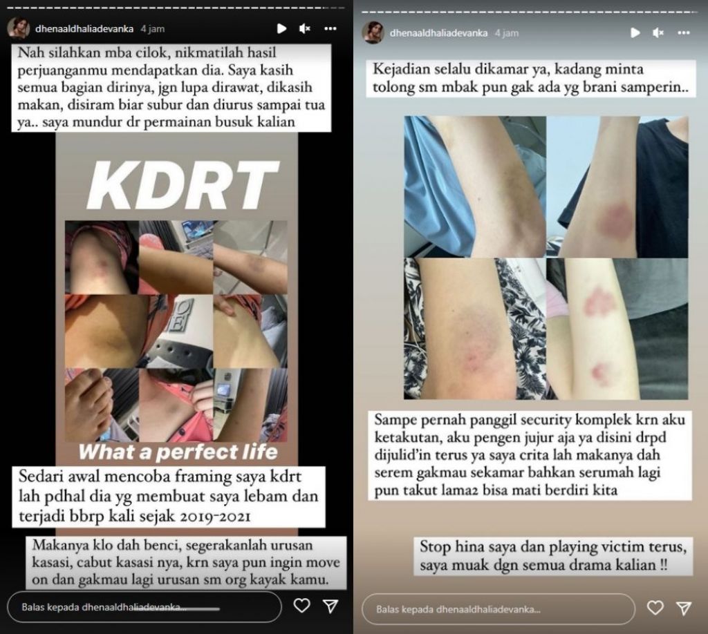 Dhena Devanka Bongkar Aib Rumah Tangga, Singgung Perselingkuhan Hingga ... Dhena Devanka Bongkar Aib Rumah Tangga, Singgung Perselingkuhan Hingga ...