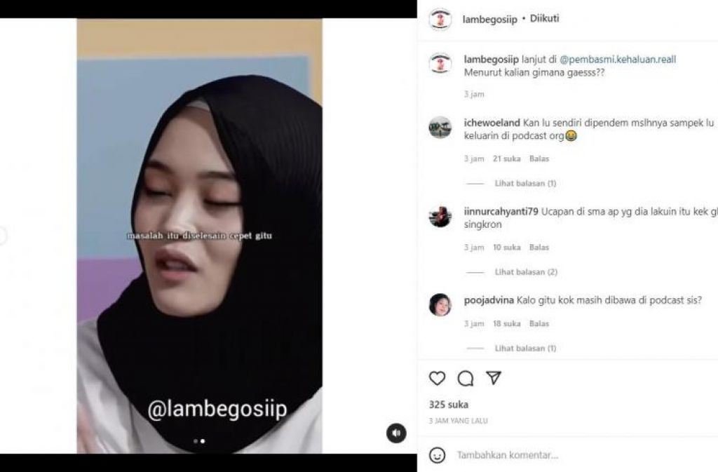 Omongannya Beda dengan Kelakuan, Putri Delina Makin Dirujak Gegara ... Omongannya Beda dengan Kelakuan, Putri Delina Makin Dirujak Gegara ...