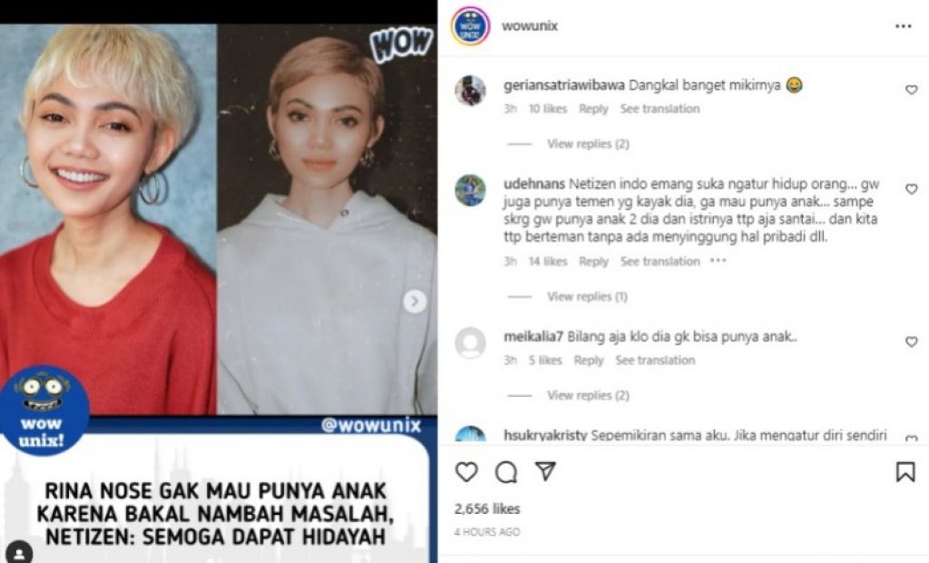 Akui Dirinya Ogah Punya Keturunan, dan Sebut Anak Bikin Nambah Masalah ...