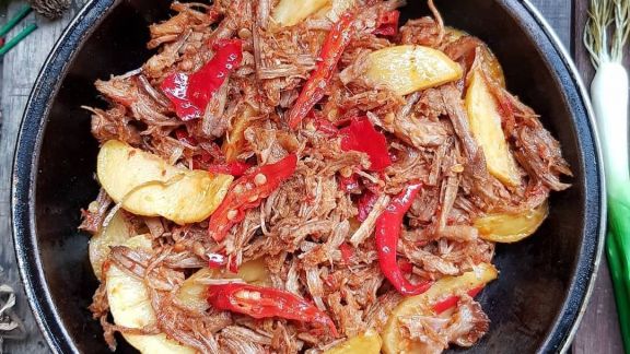 Resep Daging Suwir Balado, Hanya Perlu 3 Langkah Jadi Moms