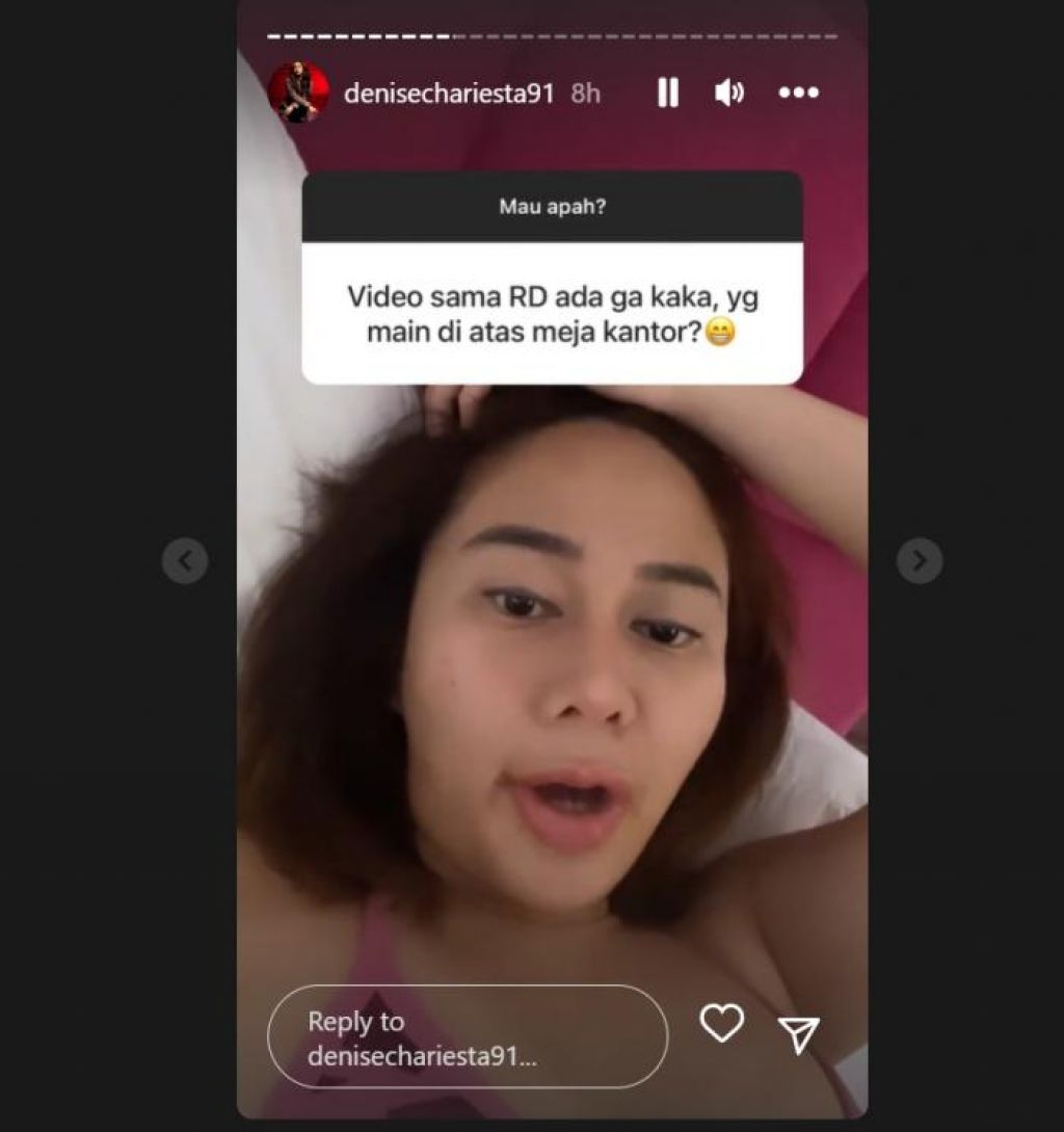 Video Syur di Meja Kantor Masih Tersimpan Rapih? Denise Chariesta Ancam Pria RD Kalau Berani ...