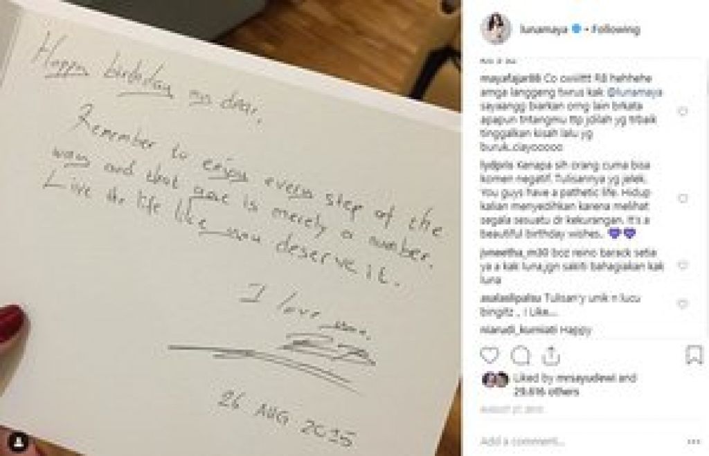 Surat Cinta Lawas Milik Reino Barack untuk Luna Maya Beredar, Suami Incess Dihantui Rasa ...