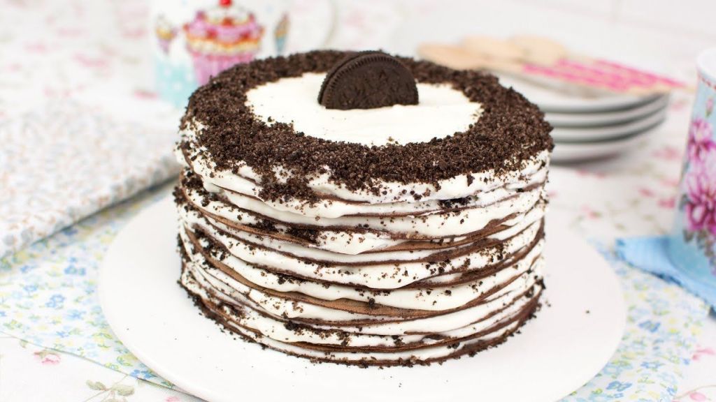 Resep Oreo Crepes Cake, Kue Viral yang Gampang Buatnya!