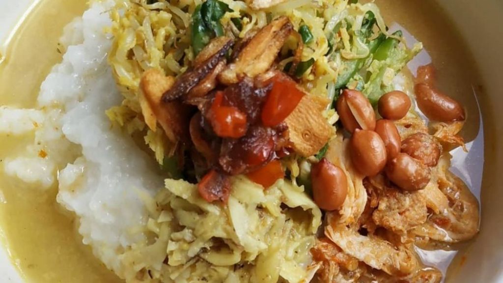 Resep Bubur Bali, Siram dengan Kuah Santan, Tambahkan Urap Makin Nikmat