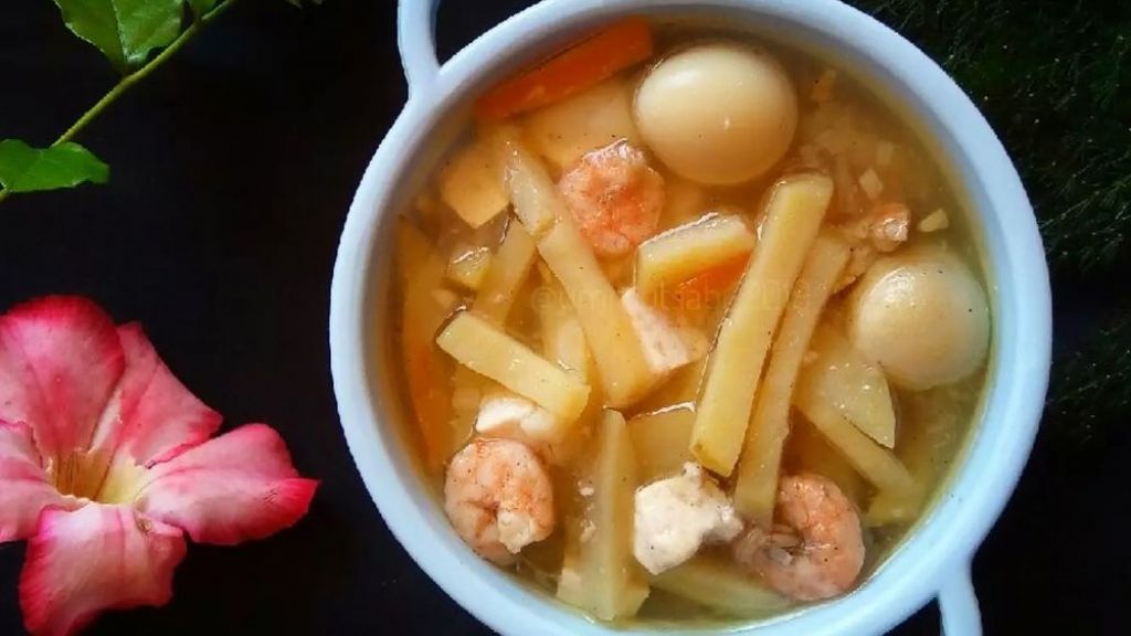 Cara Bikin Sop Udang Kentang, MPASI Sekaligus Menu Keluarga, Simpel Banget!