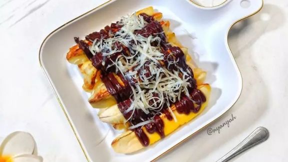 Resep Colenak Pisang, Dengan Toping Coklat Makin Endulita