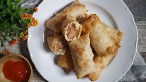 Resep Cibay Kulit Pangsit, Kenyal, Gurih, Luarnya Renyah