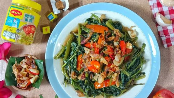 Resep Kangkung Sambal Embe, Gurih, Harum, Rasanya Pasti Bikin Perut ...