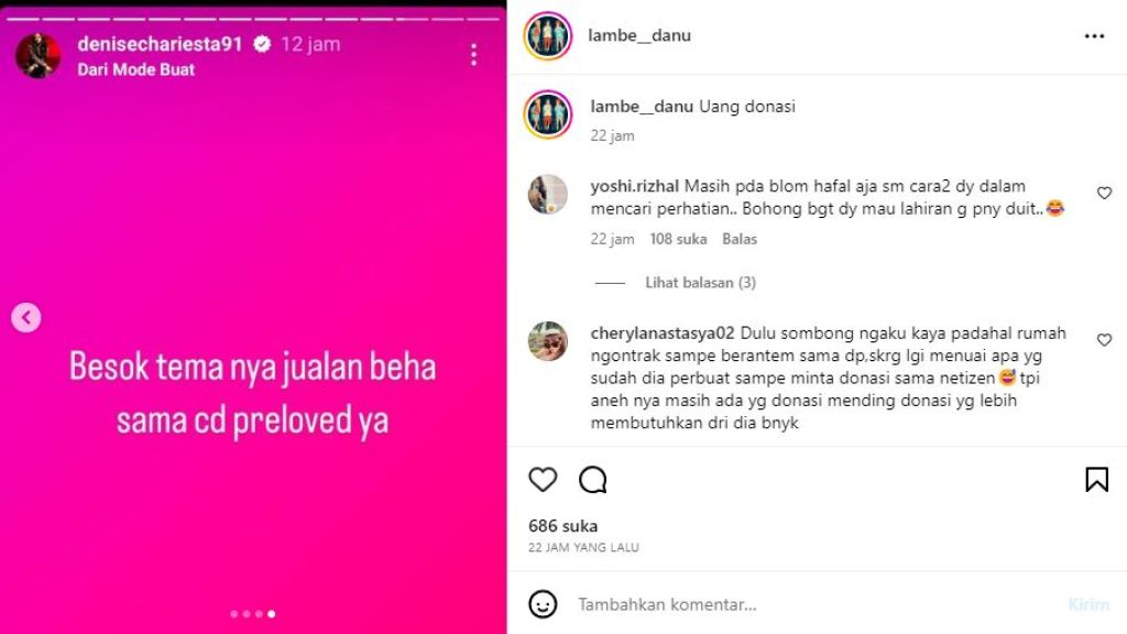 Usai Galang Donasi 'Peduli Denise Hamil Tanpa Suami', Denise Chariesta ... Usai Galang Donasi 'Peduli Denise Hamil Tanpa Suami', Denise Chariesta ...