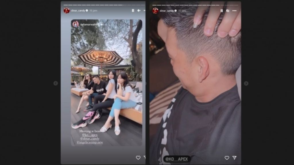 Duh Dinar Candy Dan Ko Apex Mulai Berani Umbar Kebersamaan Istri Sah Rasanya Sakit Banget